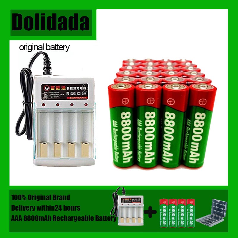 1.5V Rechargeable battery AAA 8800mAh Alkaline battery-1.5v aaa rechargeable battery | Shopee ...