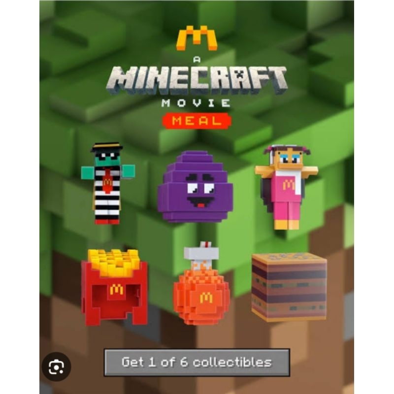 Mcdo Minecraft Toys Adult Meal SEALED | Shopee Philippines