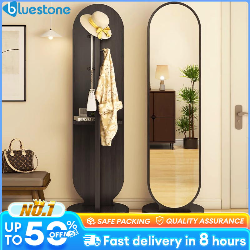 Rotating Full-Length Mirror Floor Mirror Dressing Mirror With ...