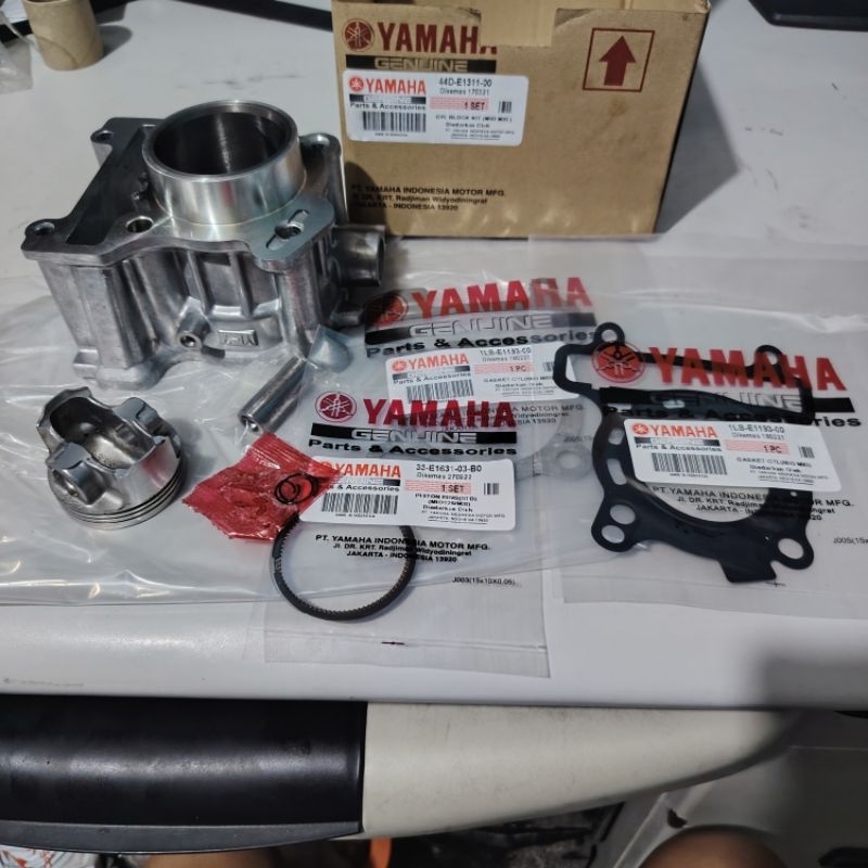 YAMAHA CYLINDER BLOCK for MIO MXI CARB TYPE GENUINE PART | Shopee ...