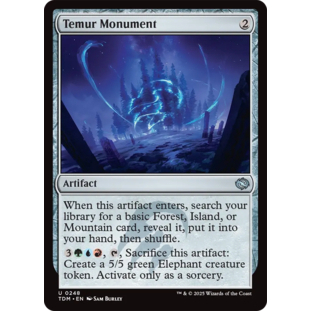Temur Monument - Tarkir: Dragonstorm (TDM) - COLORLESS | Shopee Philippines