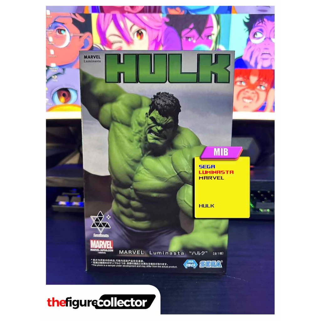 HULK [Authentic] SEGA Luminasta | Marvel Hulk figure | Shopee Philippines