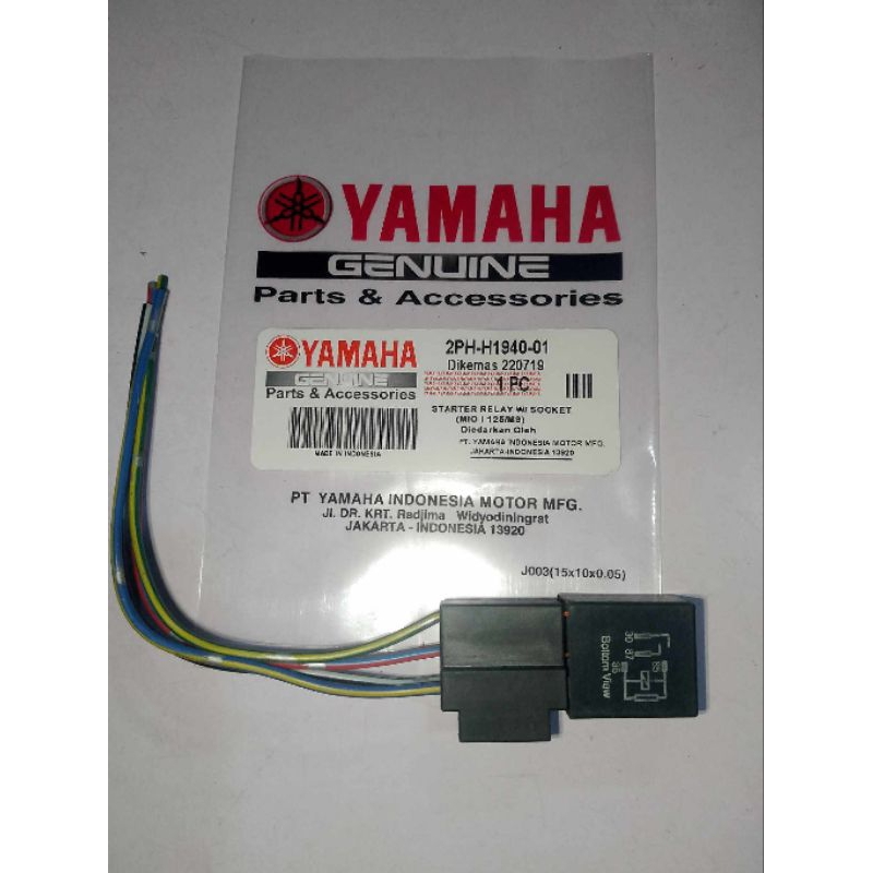 Yamaha MIO I 125/M3 starter relay w/ socket | Shopee Philippines
