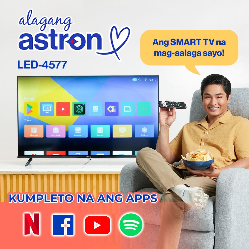 Astron LED4577 43 Inch Smart TV - 4K Full HD | Netflix & Youtube ...