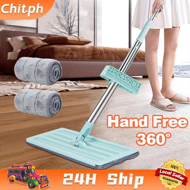 CHIT Multi Self Wash 360° Rotating Flat Mop Microfiber Floor Mop Hand ...