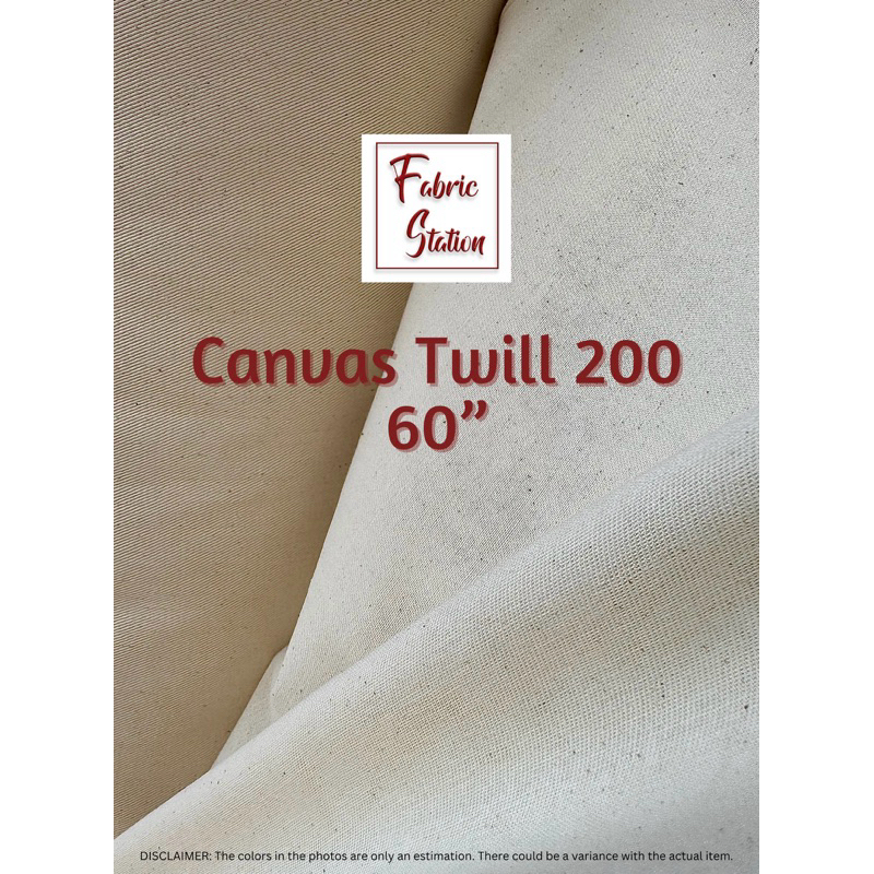 Canvas Twill 60" for Tote Bags and Personalized Items | Shopee Philippines