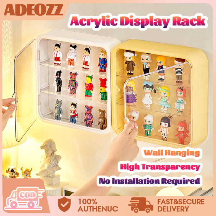 Acrylic Display Rack Wall Mounted Blind Box Display Case Storage Multi ...