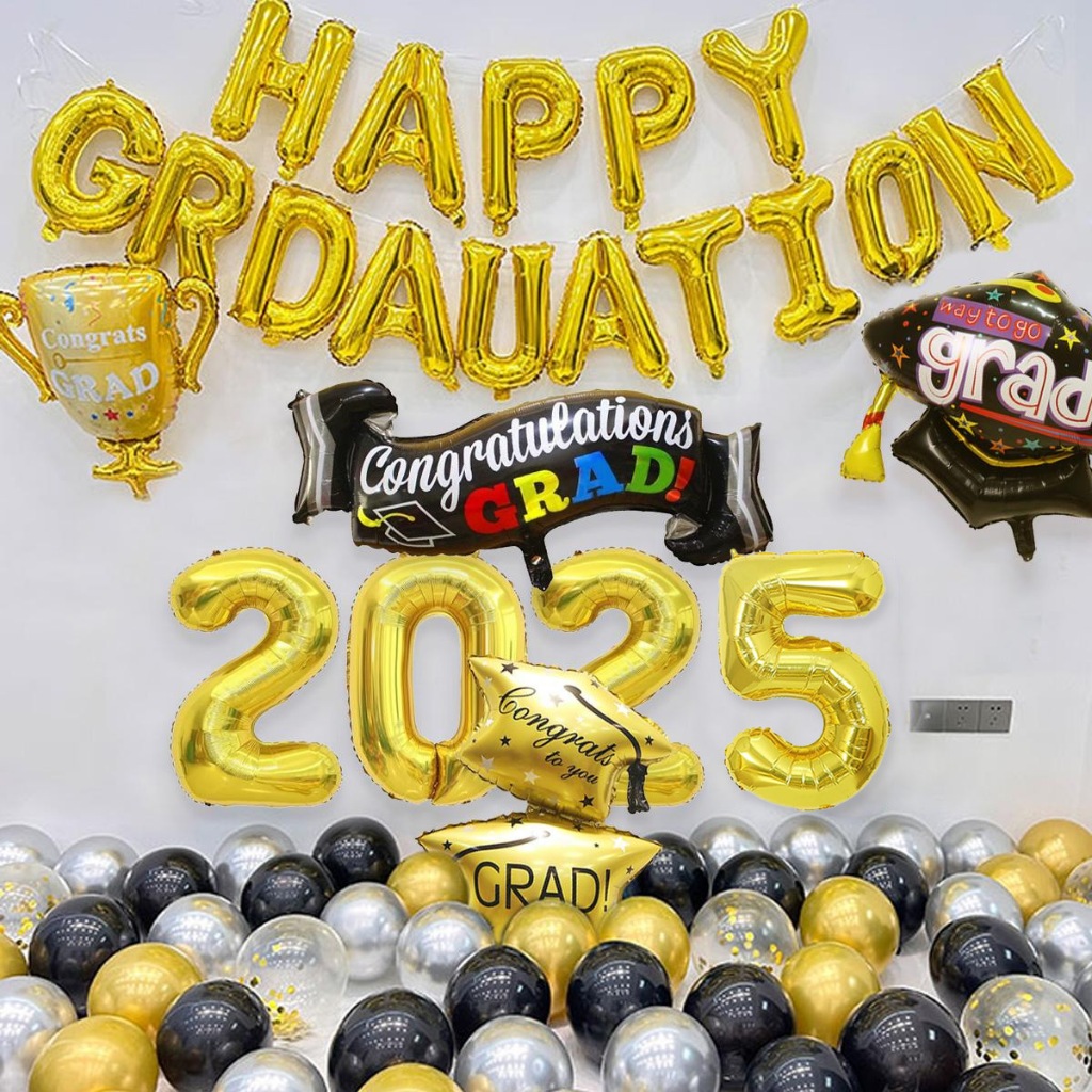 Graduation Decoration Balloons 2025 Gift Balloon Congratulation ...