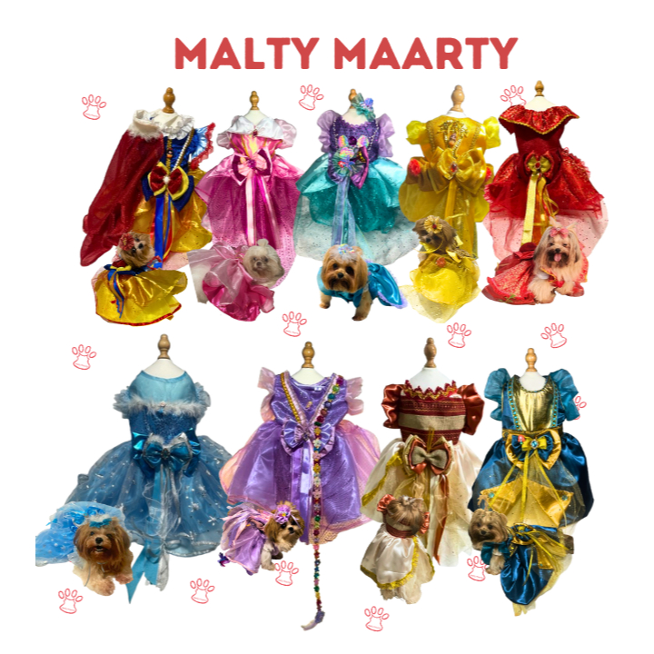 DOG GOWN-Disney Princess Themed Inspired Costume Dog Dress | Shopee ...