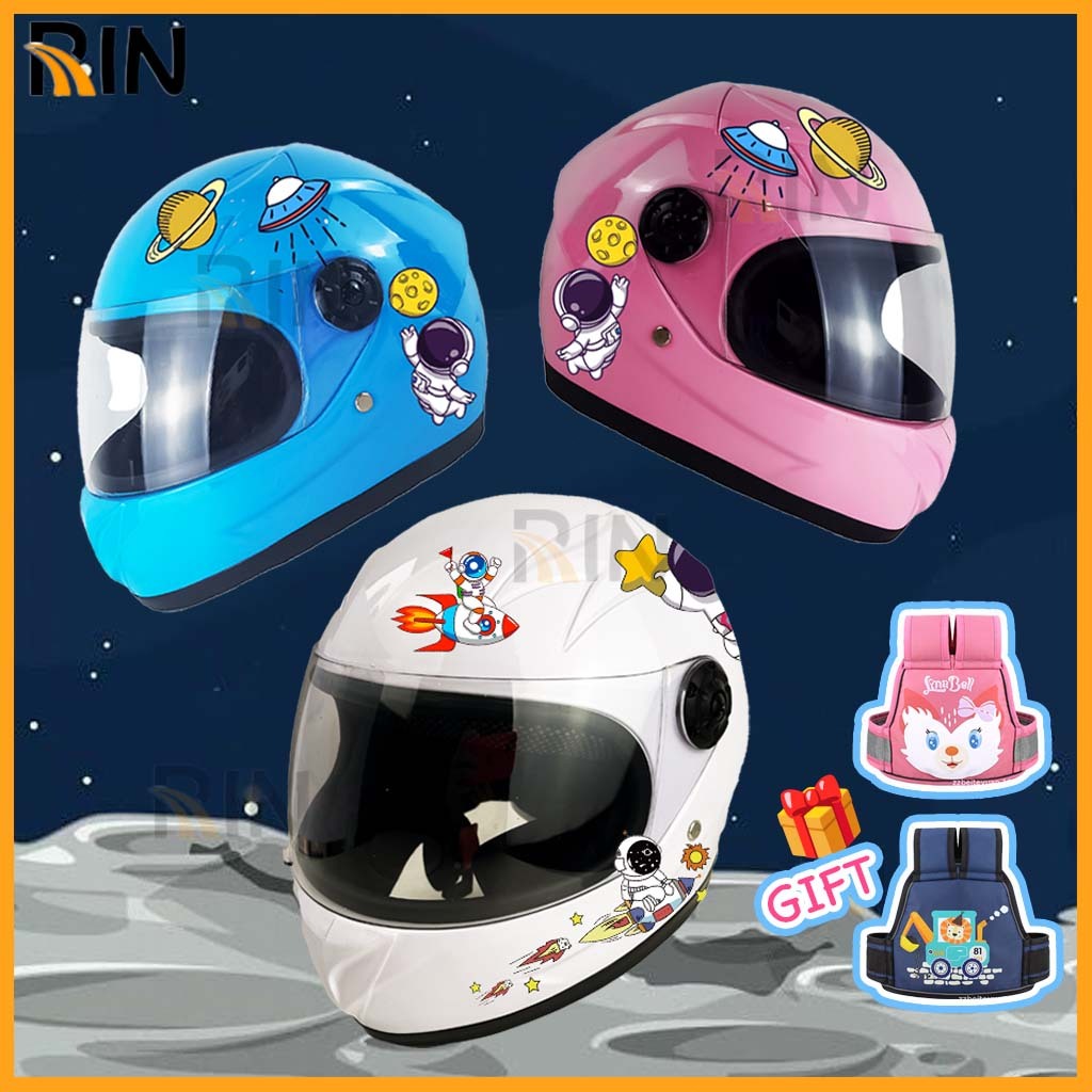 Small Size 2 to 10 Years Old Motorcycle Full Face Helmet for Kids with ...