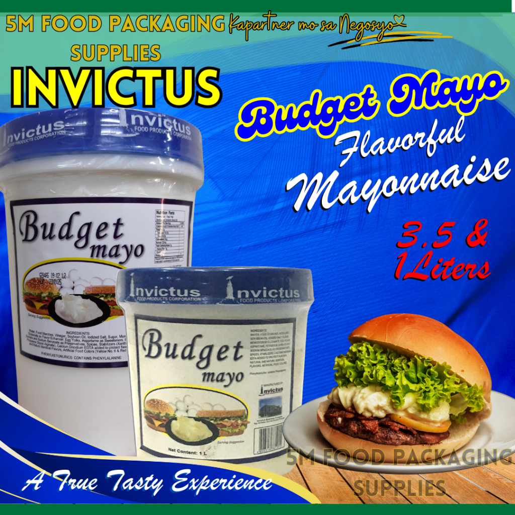 Budget MAYO Mayonnaise for Burger Fries Cafe Restaurant Supplies store3 ...