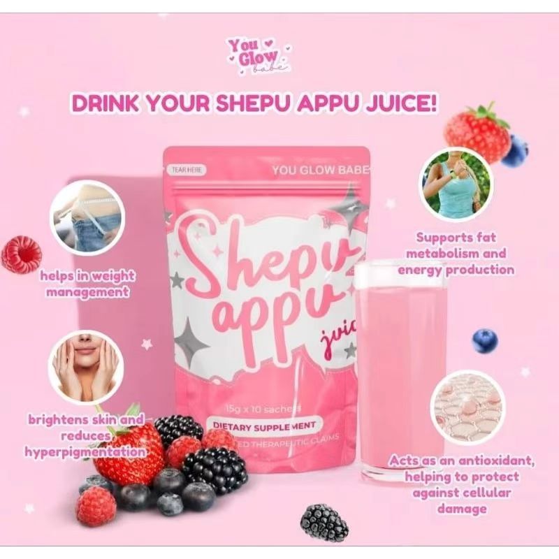 You Glow Babe Shepu appu Juice Drink | Beauty White Capsule | BUNDLE ...