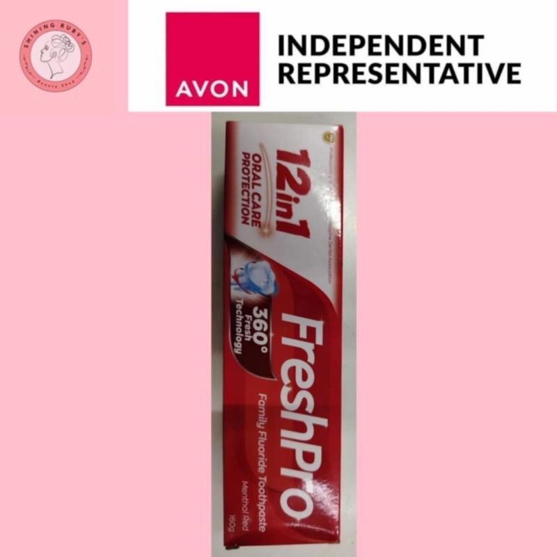 Avon Fresh Pro Family Flouride Toothpaste 160g | Shopee Philippines