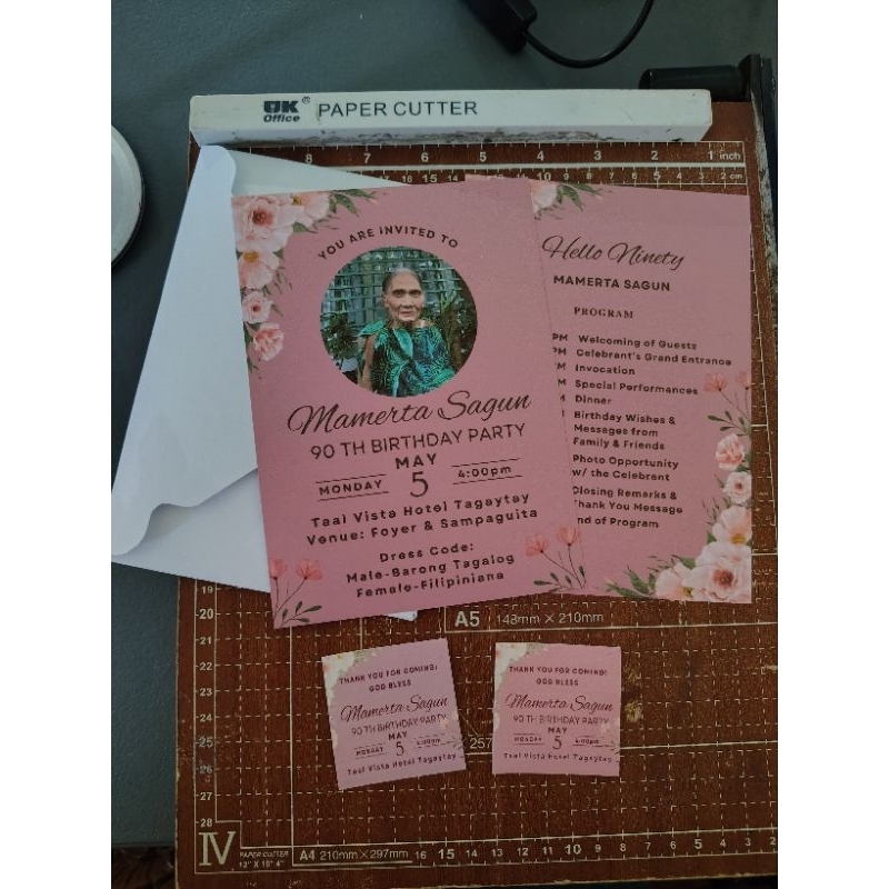 Luxurious Scented Invitation Cards | Shopee Philippines