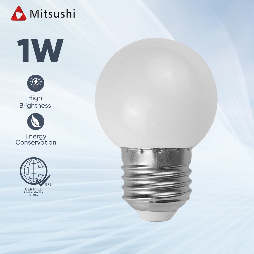 Mitsushi LED Mini Colored Round Bulb E27 Holiday Party Decoration Light ...