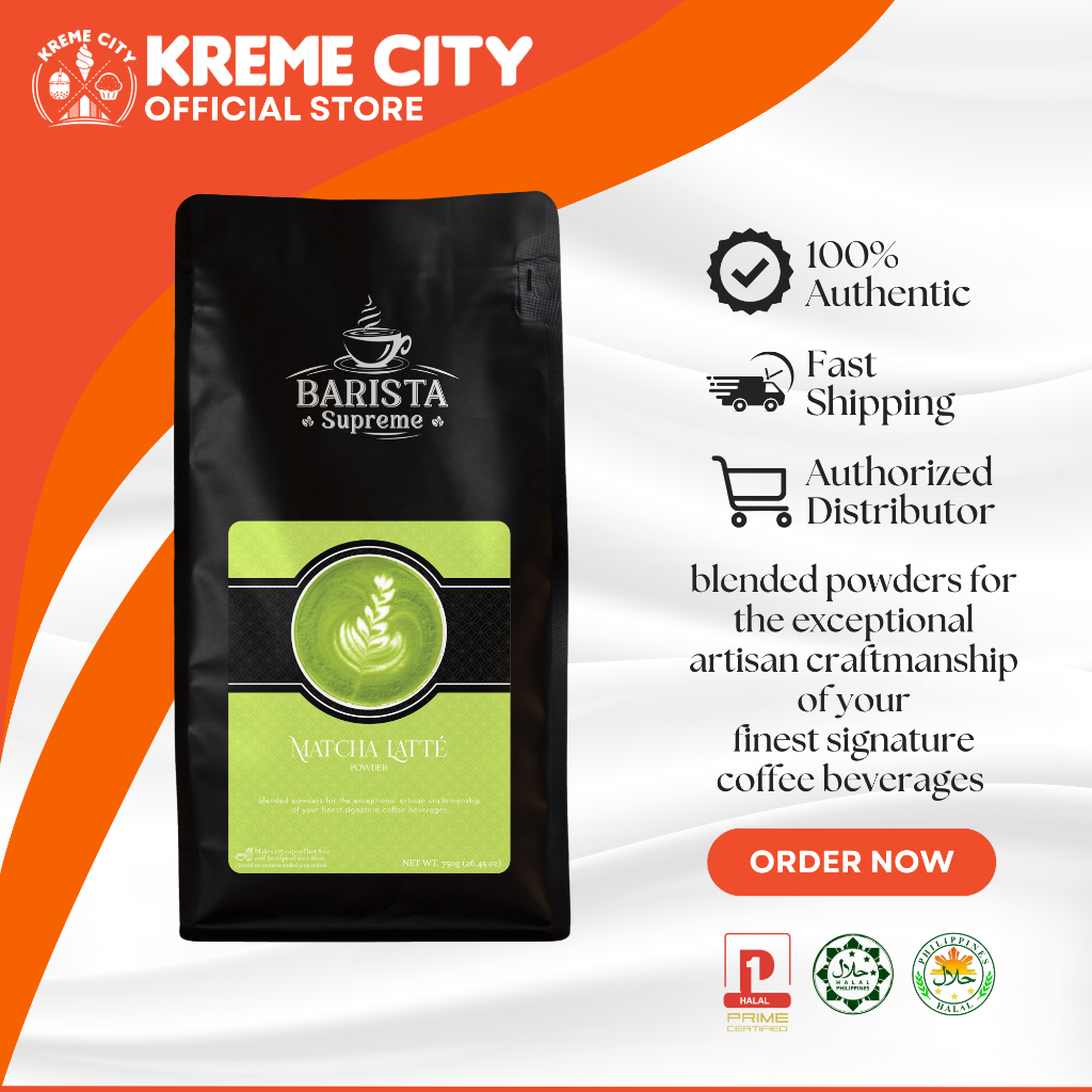 TOP Creamery Barista Supreme Matcha Latte Powder Beverage Premix 750g ...