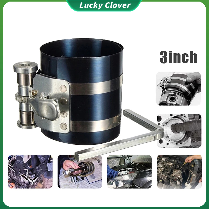 3 Inch Car Engine Piston Ring Compressor Tool 53-175mm with Adjustable ...
