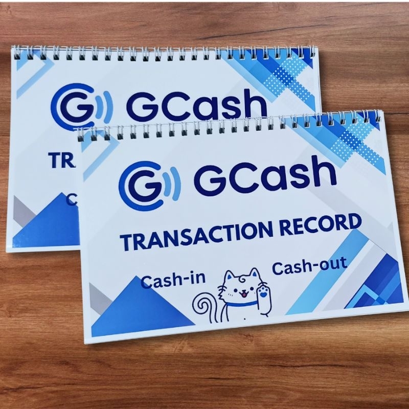 Gcash Transaction Notebook A5 Size Cash-in Cash-out Hard Wire Binder ...