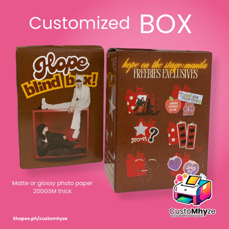 box | blind box | fit from A4 size only | customize | Shopee Philippines
