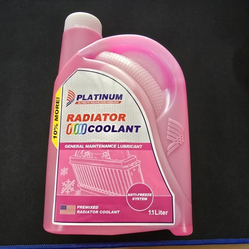 PLATINUM RADIATOR COOLANT PREMIX PINK 1000ML+100ML | Shopee Philippines