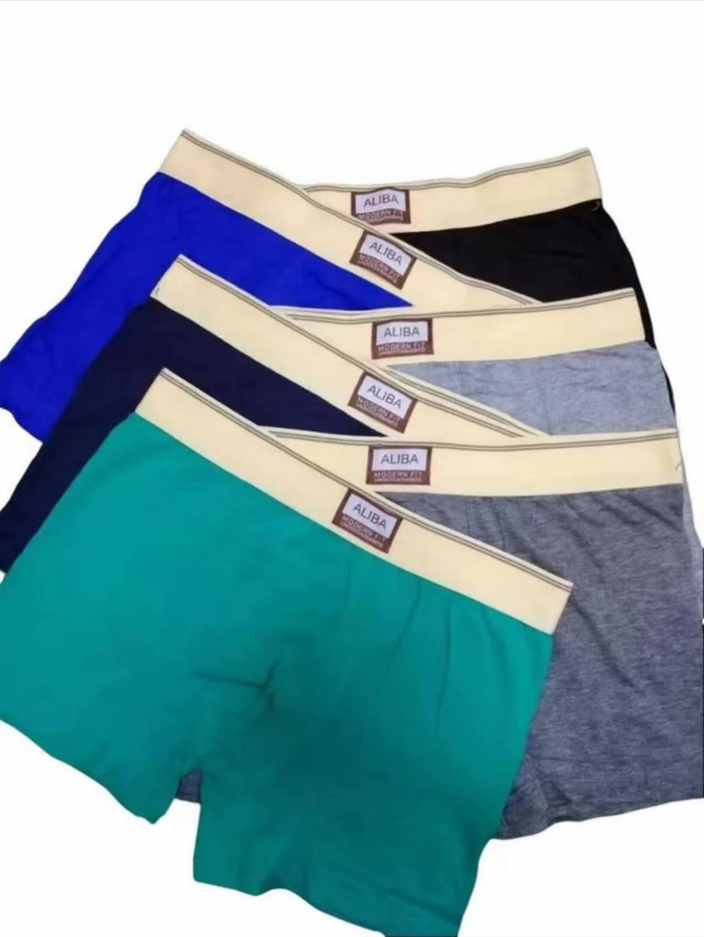 3/6 Pcs, Creambelt Cotton boxer, Elegant boxer for men's, Random ...