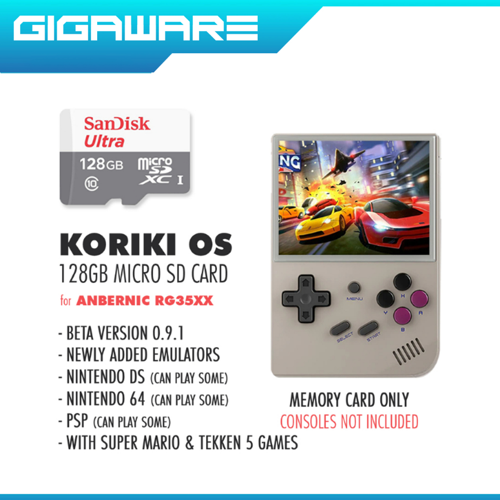 Koriki OS for Portable Consoles Anbernic RG35XX Beta Version Custom OS ...
