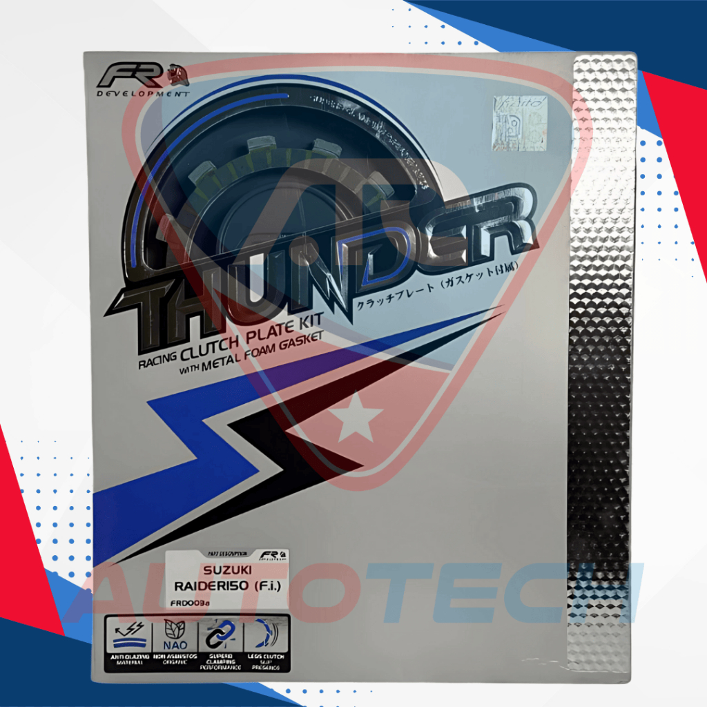 FAITO RACING CLUTCH PLATE KIT RAIDER 150 CARB/FI METAL FOAM GASKET ...