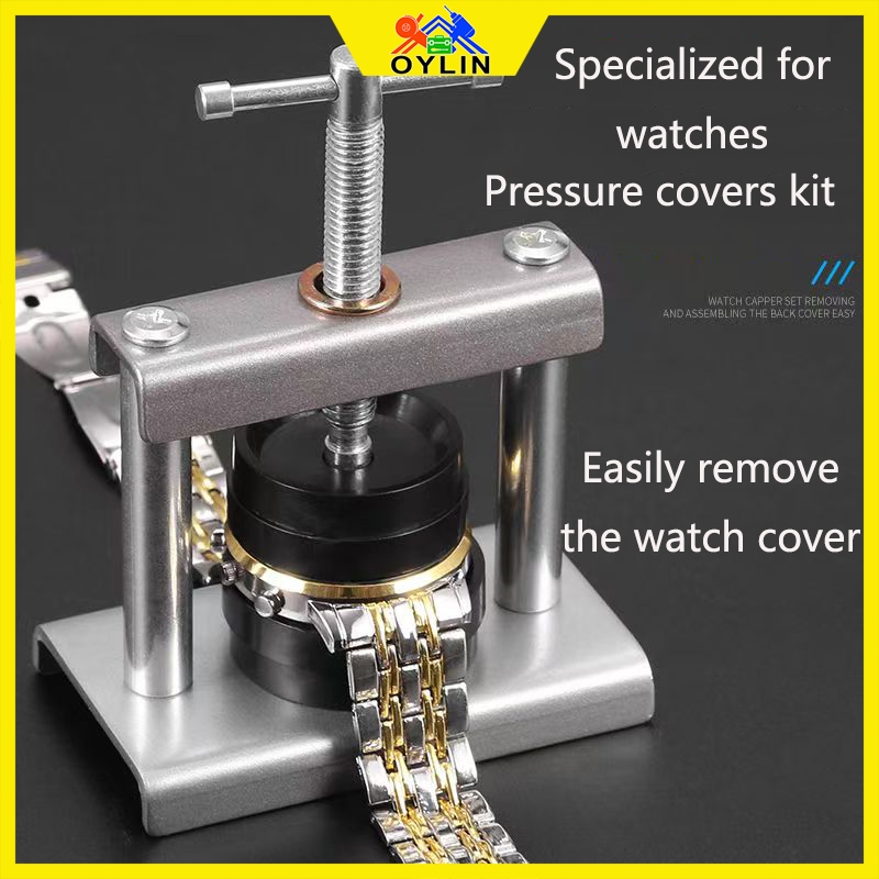 XC Watch Press Set Back Case Closer Watch Press Tool with 12 Dies ...