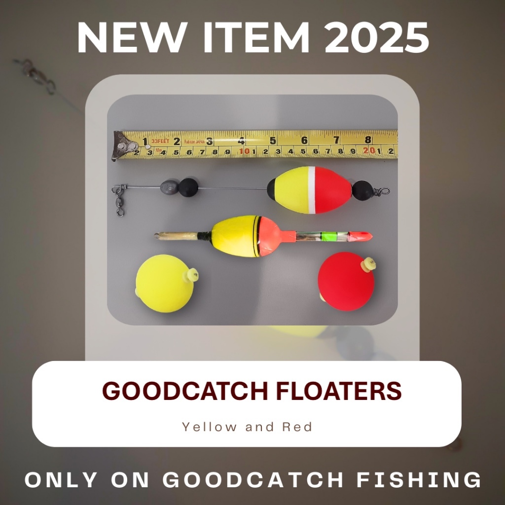 GC Plastic Floater / Li Floaters with wire rigs, sinker, swivel Yellow ...