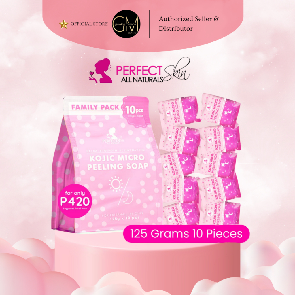 Perfect Skin Kojic Micro Peeling Soap Family Pack – 10 Bars x 125g ...