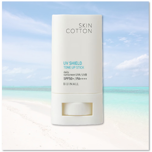Skin Cotton UV Shield Tone Up Stick SPF50+ PA++++ Sunscreen Stick ...