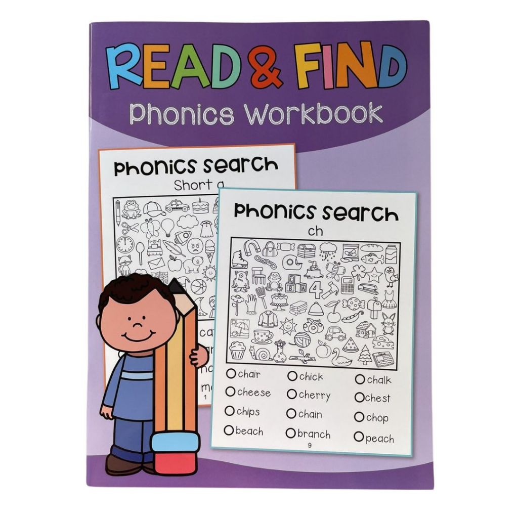 Read and Find Phonics Workbook (Phonics Search) brand new softcover ...
