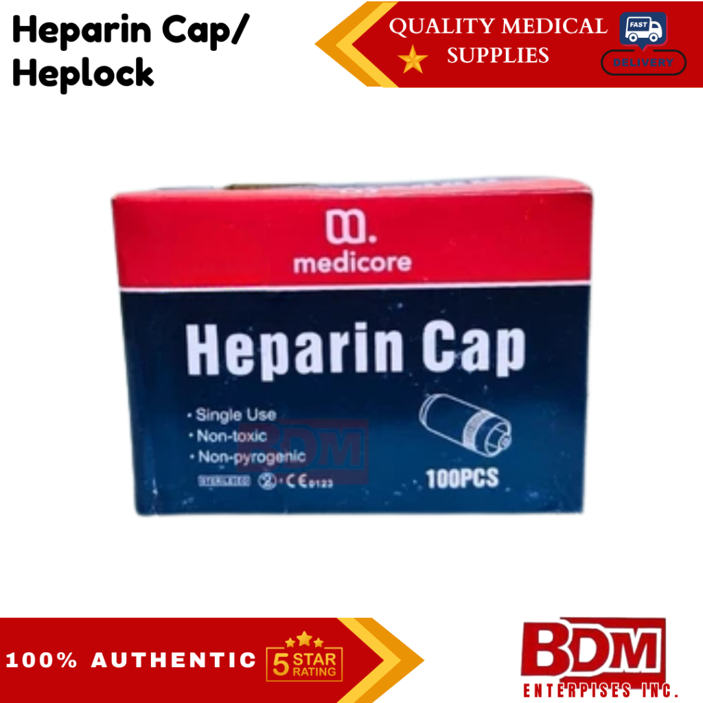 [Fast Shipping] Medicore | Heparin Cap/Heplock 100's per box | Shopee ...