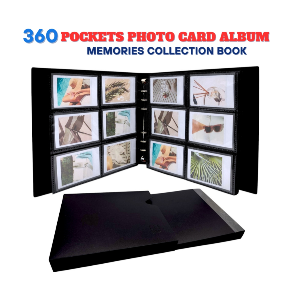 360 Photo card holder album card collection book | Shopee Philippines