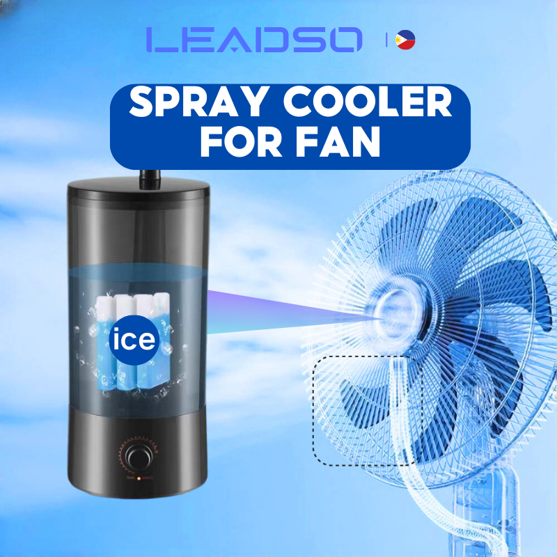 LEADSOLAR MALL Mist Water Spray Cooling Stand Fan Misting Fan Air ...