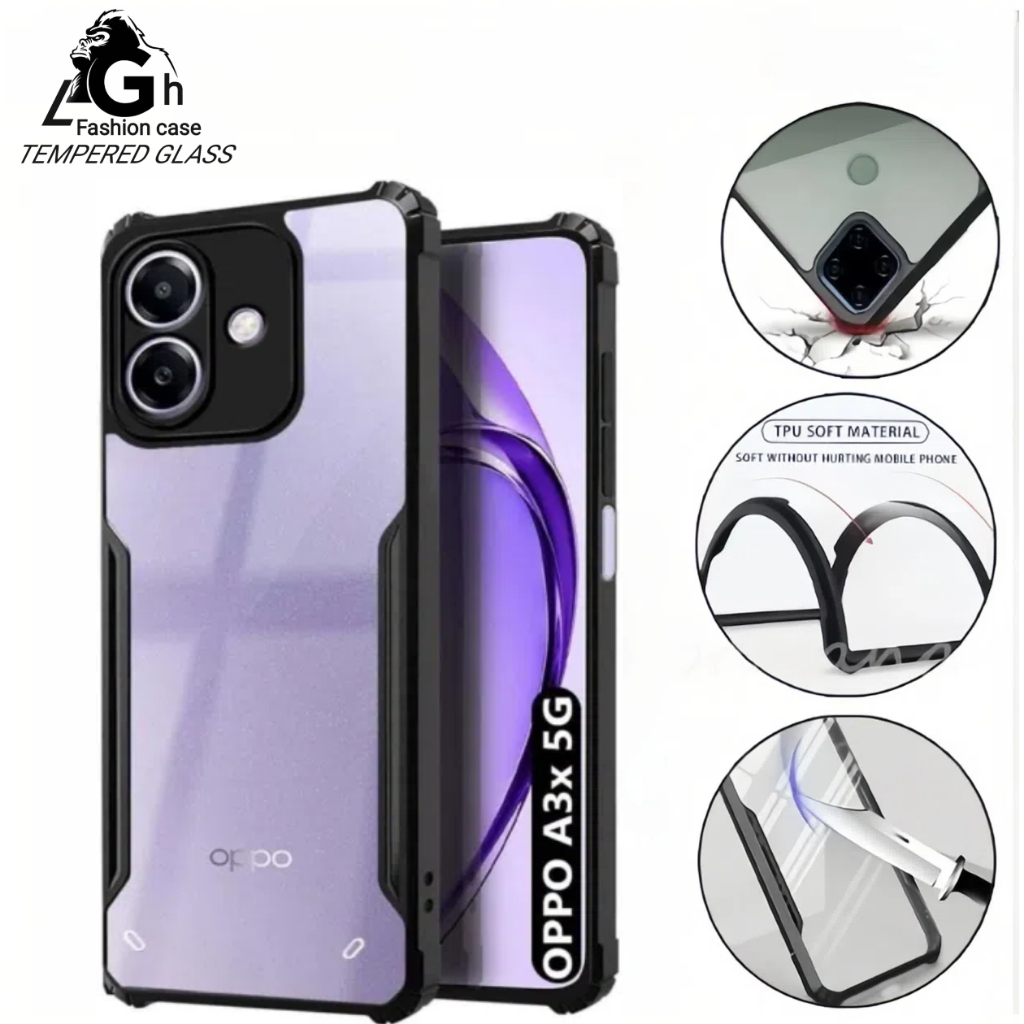 Shockproof Armor Case for OPPO A5S A12 A3X A15 A16K A17K A18 A57 A77 ...
