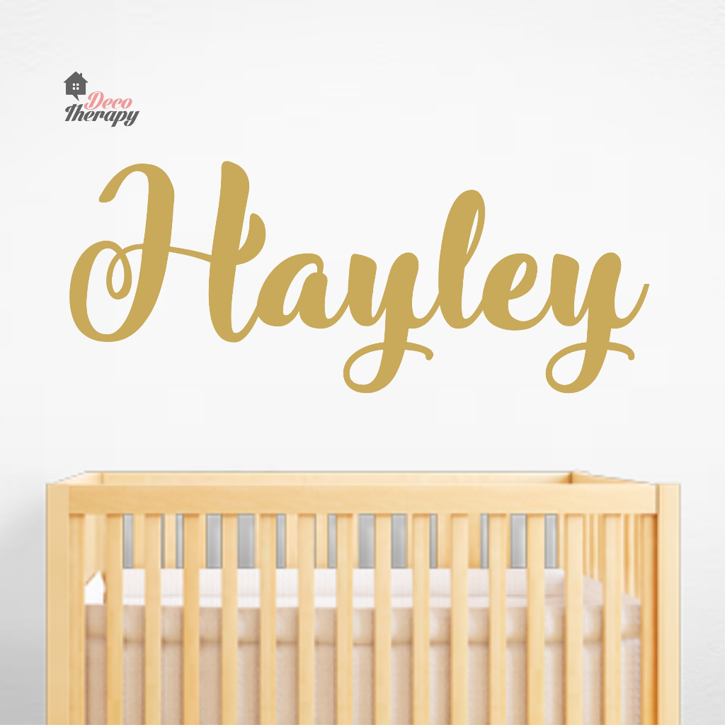 Customized Name Design Wall Sticker Decotherapy | Shopee Philippines