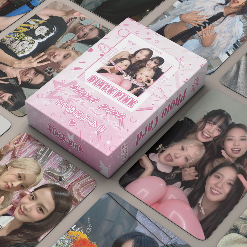 55pcs/set Lomo Cards Album Photocards Kpop Group ROSE（APT) Lomo Card ...