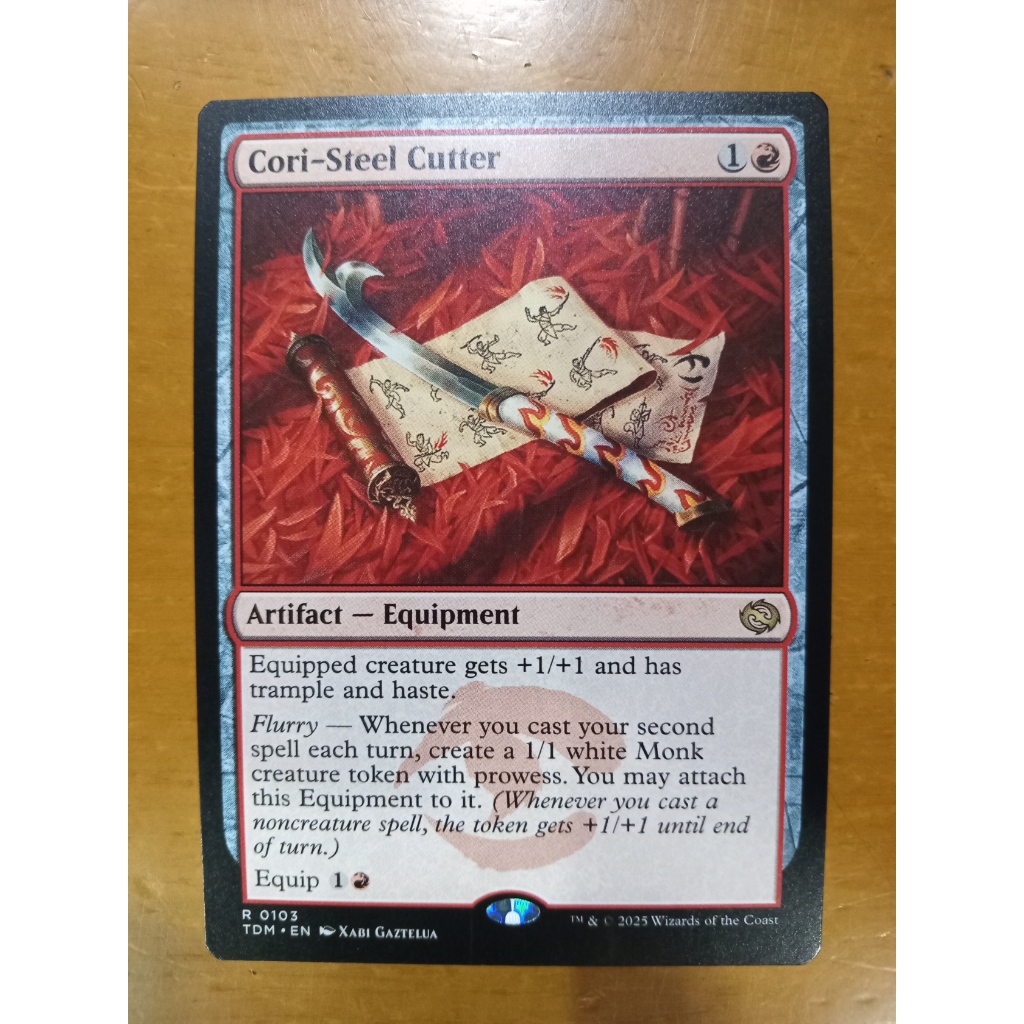 MTG Cori-Steel Cutter Rare TDM Tarkir Dragonstorm Magic the Gathering ...