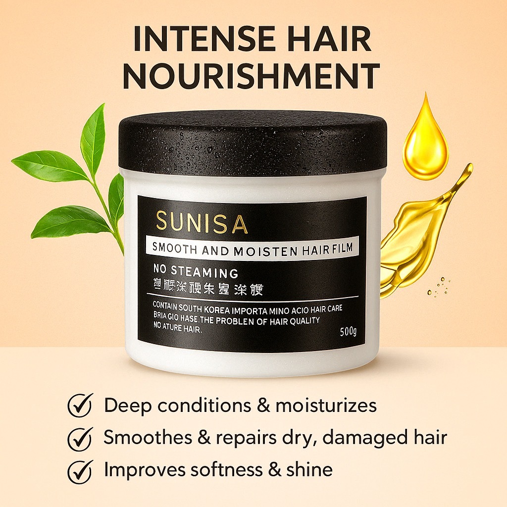 SUNISA Hair Mask 500g – Deep Moisturizing, No Steaming, Repairs Dry ...