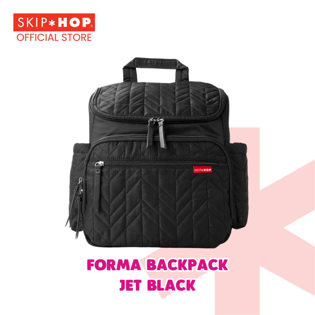 Skip Hop Forma Diaper Backpack- Jet Black | Shopee Philippines
