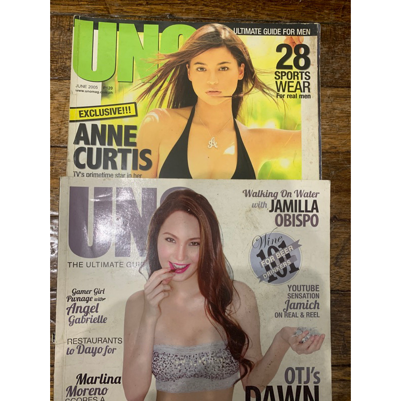 UNO Magazines The Ultimate Guide for Men Dawn Jimenez Anne Curtis | Shopee Philippines