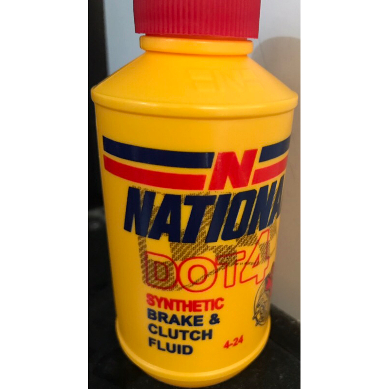 Authentic Heavy Duty National Brake Fluid Fully Synthetic DOT-4 170ML ...