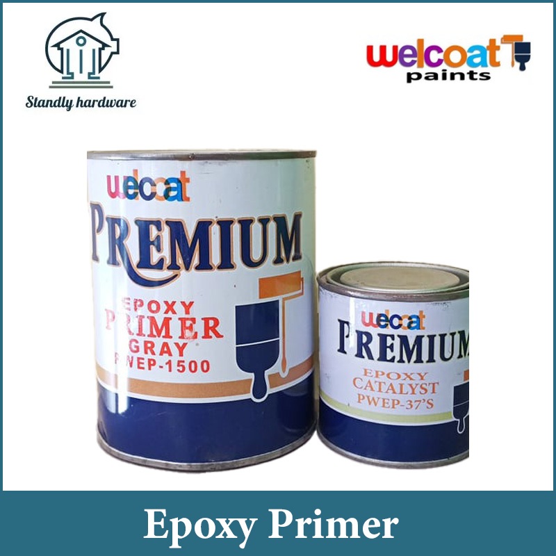 Welcoat Epoxy Primer With Catalyst Gray 1L/4L Premium Paint PWEP-1500 ...