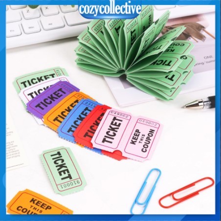 Raffle Event Ticket 1000 Pcs/roll Raffle Tickets Auction Lottery ...