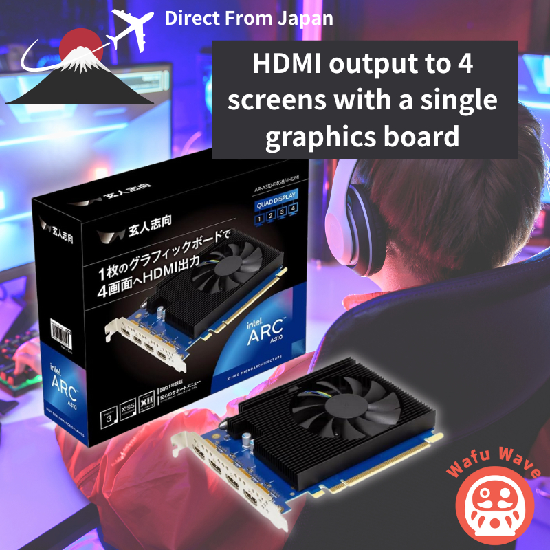 Professional-oriented graphics card equipped with Intel Ark A310 GDDR6 ...