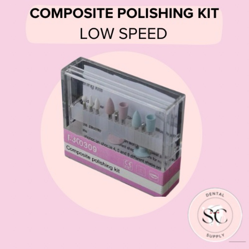 Dental Composite Polishing Kit RA 0309 (Lowspeed Handpiece Contra angle ...
