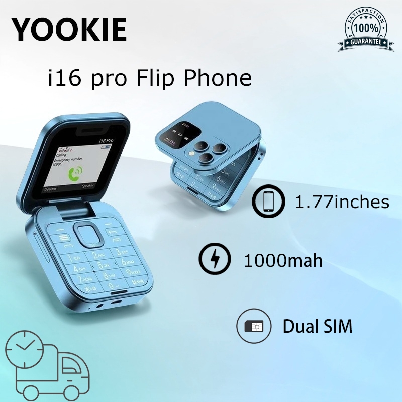 YOOKIE i16 pro flip phone keypad phone original Dual SIM keypad phone ...