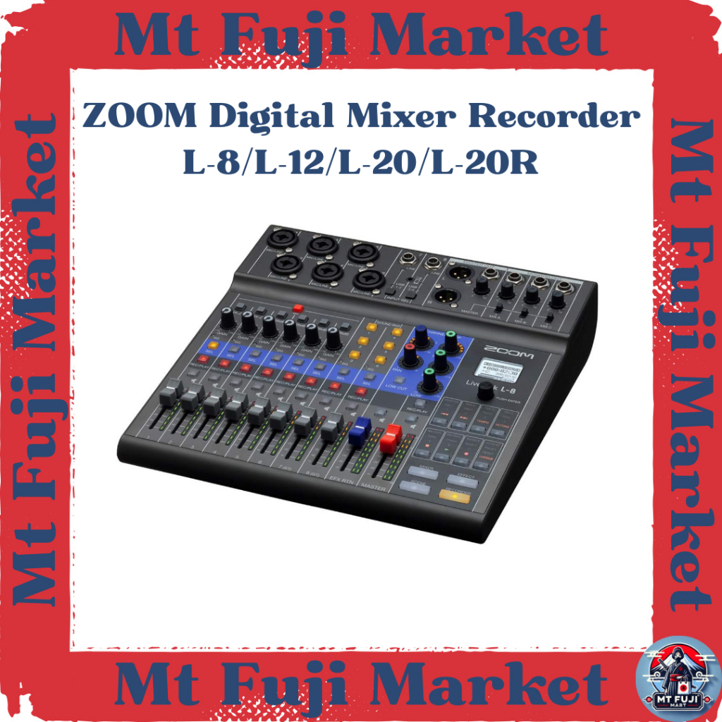 【direct from japan】 ZOOM Digital Mixer Recorder L-8/L-12/L-20/L-20R ...
