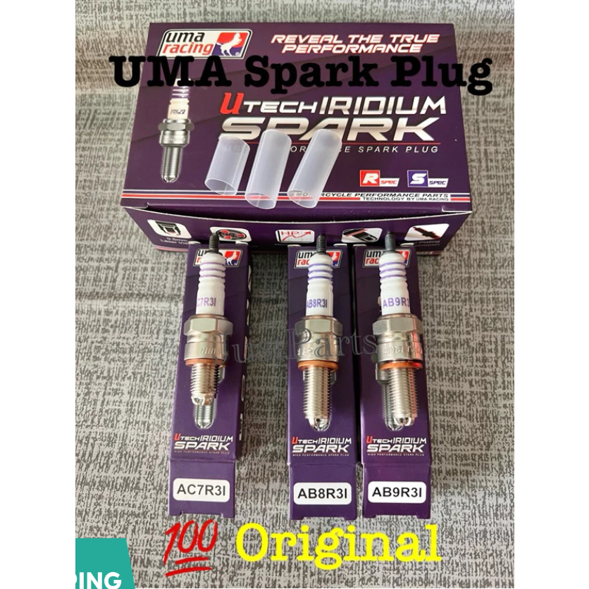 UMA RACING IRIDIUM Spark plug Short Thread Long thread NO.7, NO.8 and ...